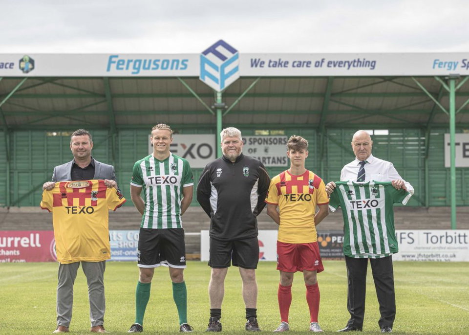 2023/24 Kit Launch | TEXO visit Croft Park - Blyth Spartans