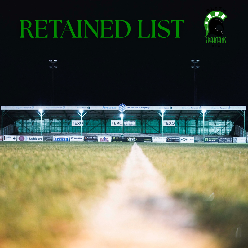 Blyth Spartans AFC - Retained List - Blyth Spartans