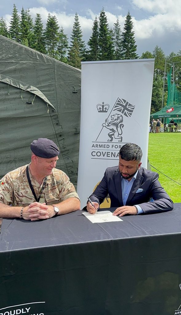 Blyth Spartans sign the Armed Forces Covenant - Blyth Spartans