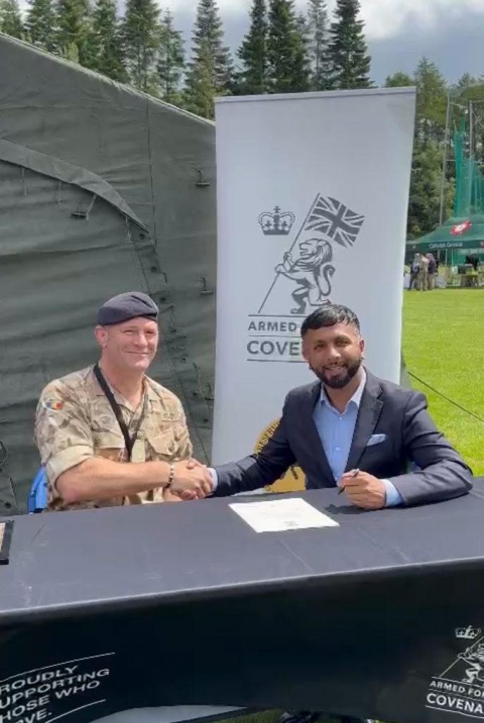Blyth Spartans sign the Armed Forces Covenant - Blyth Spartans