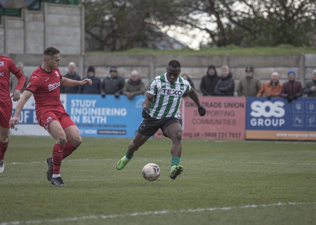 Cedric Main Departs Croft Park - Blyth Spartans