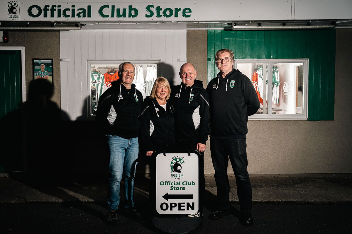 Club shop update - Blyth Spartans