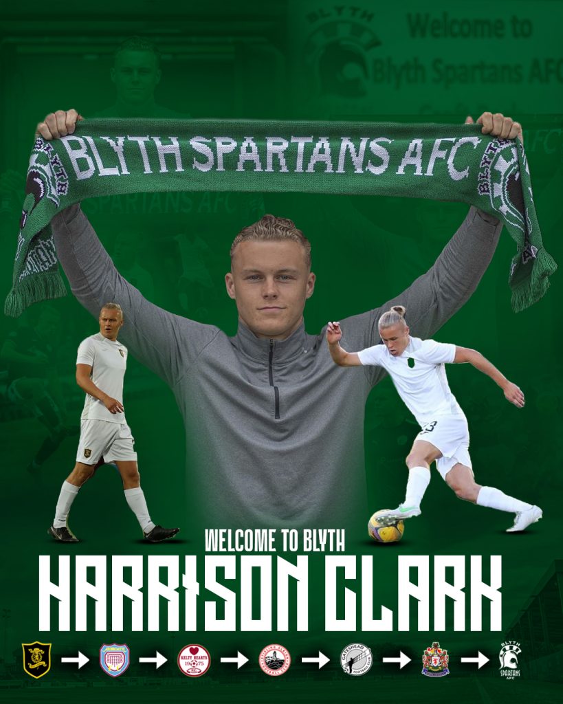 Harrison Clark becomes Spartans' first summer signing! - Blyth Spartans