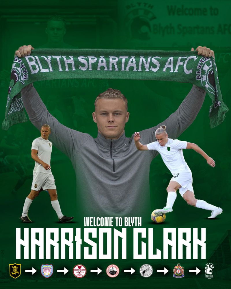 Harrison Clark becomes Spartans' first summer signing! - Blyth Spartans