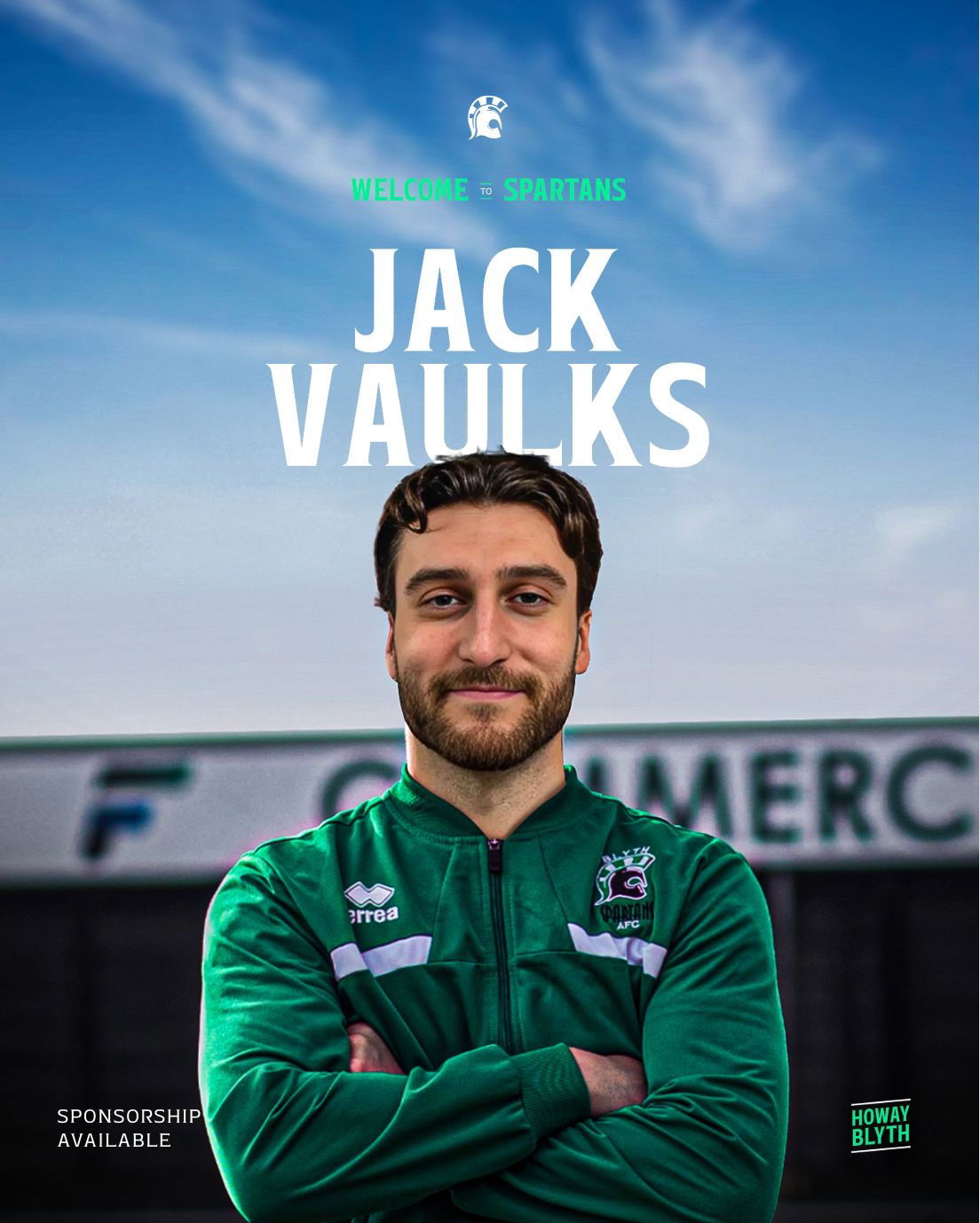 Jack Vaulks Joins Blyth Spartans - Blyth Spartans