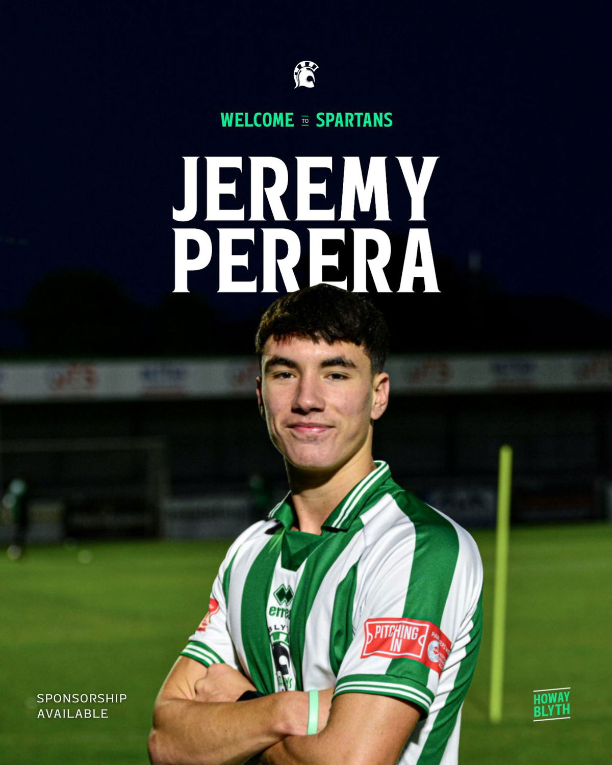 Jeremy Perera joins Spartans - Blyth Spartans