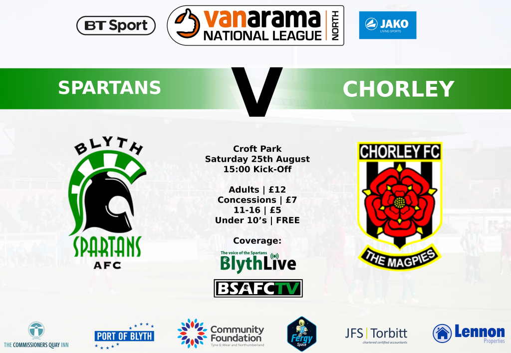 Match Preview | Chorley (H) - Blyth Spartans
