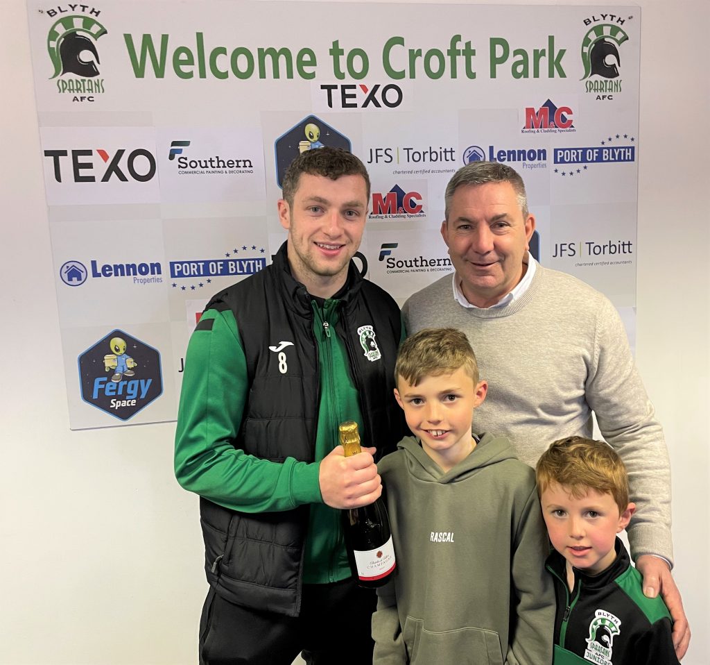 Port of Blyth Player of the Month | April 2023 | Jordan Hickey - Blyth ...