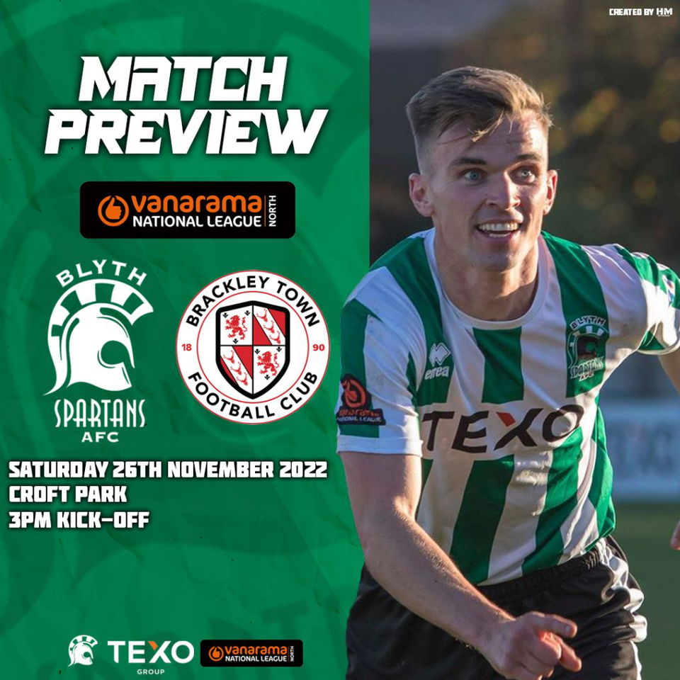 Preview | Brackley Town (h) | National League North | 22/23 - Blyth ...