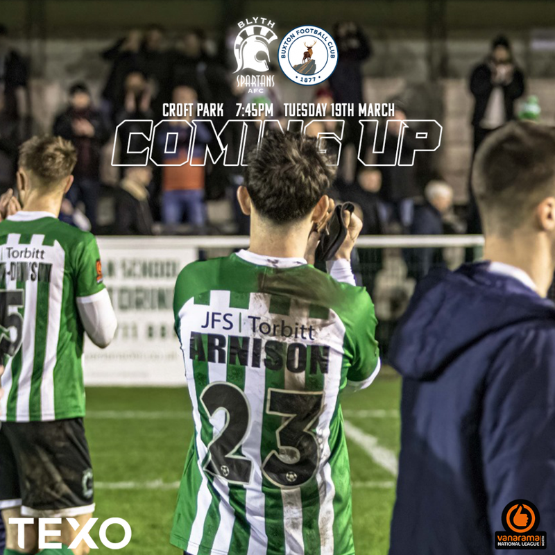 Preview | Buxton (H) | National League North | 2023/24 - Blyth Spartans