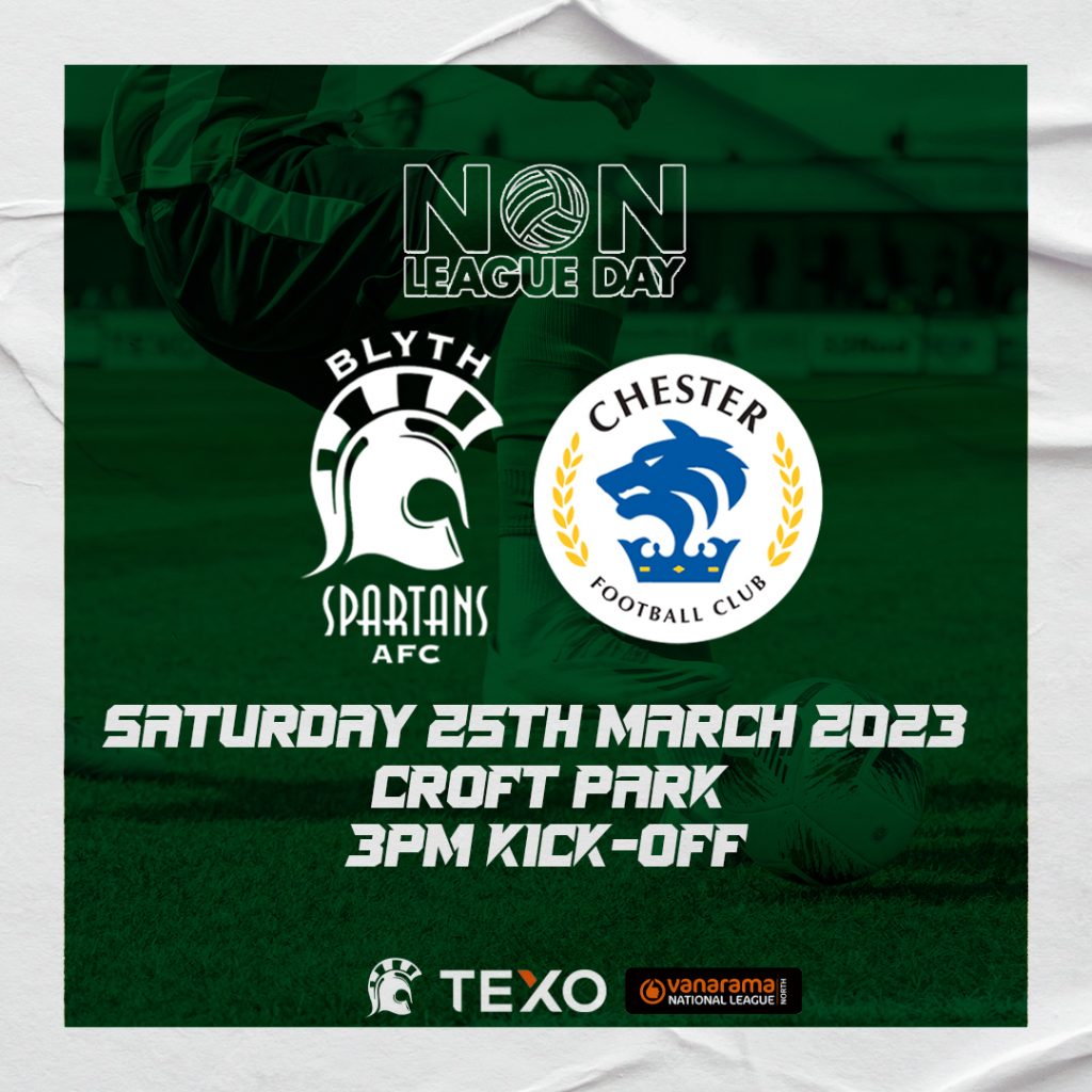 Preview | Chester FC (h) | National League North | 22/23 - Blyth Spartans