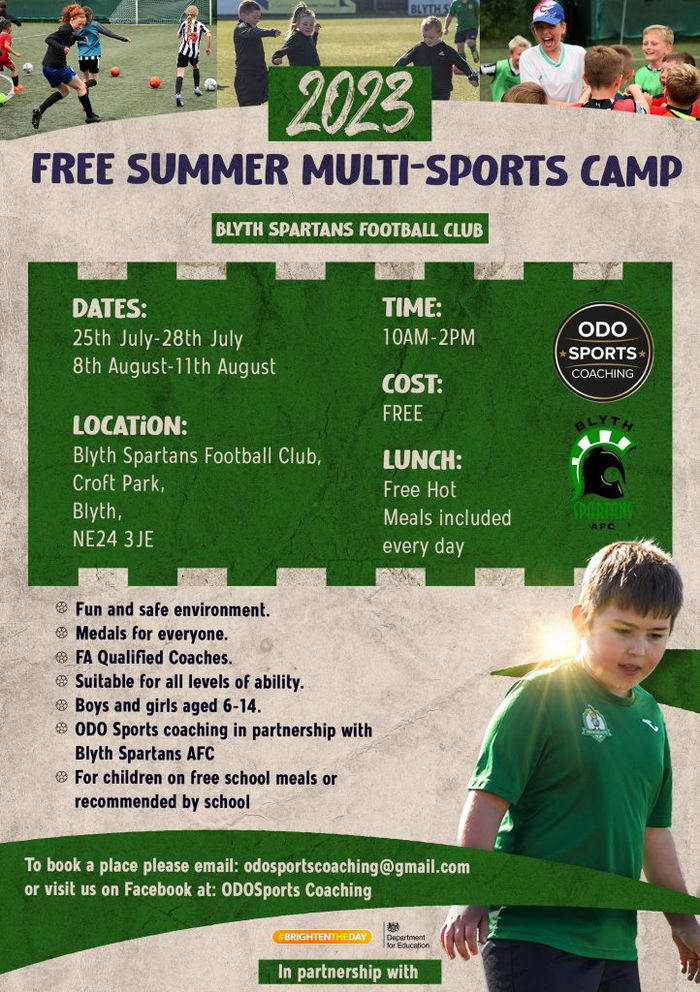 Summer HAF Programme - Blyth Spartans