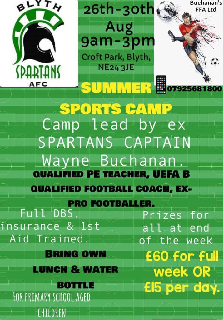 Summer Sports Camp - Blyth Spartans