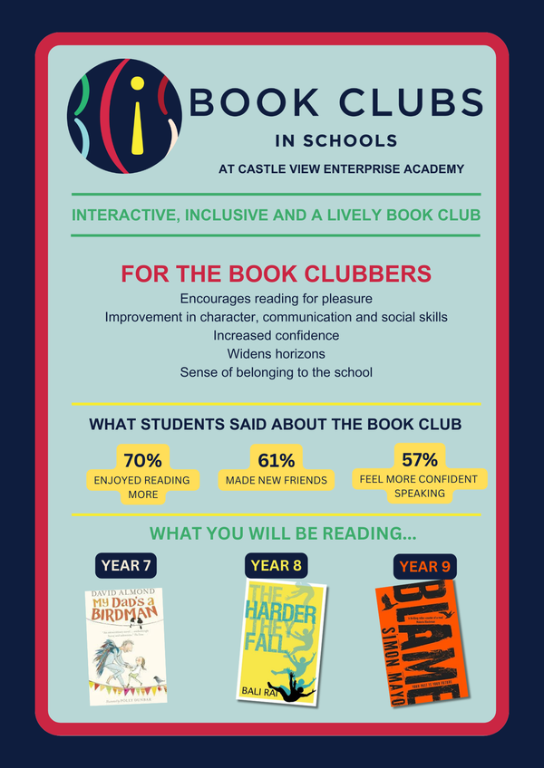 Book Club and Book Award Shadow Group - Castle View Enterprise Academy