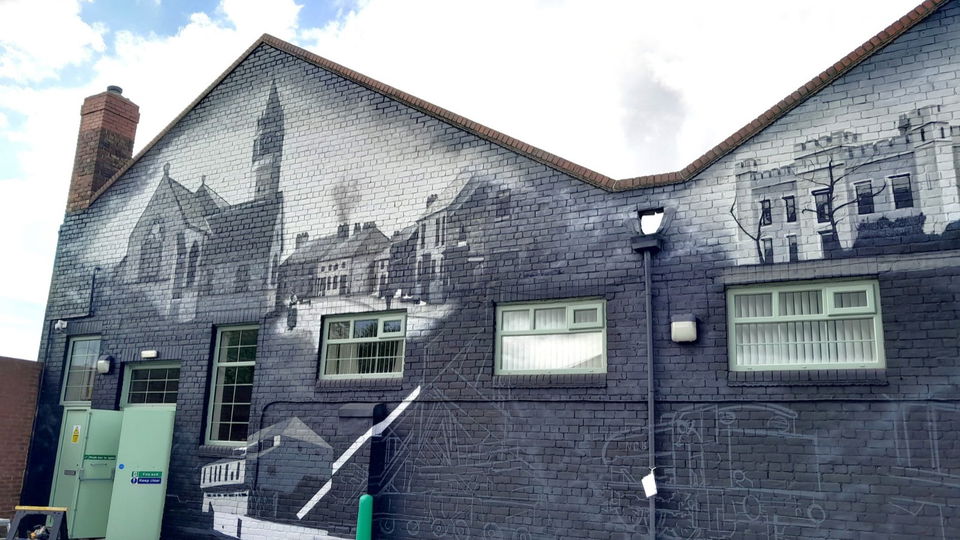 Work, Rest Pray. Painting at Sherburn Village Community Centre In ...