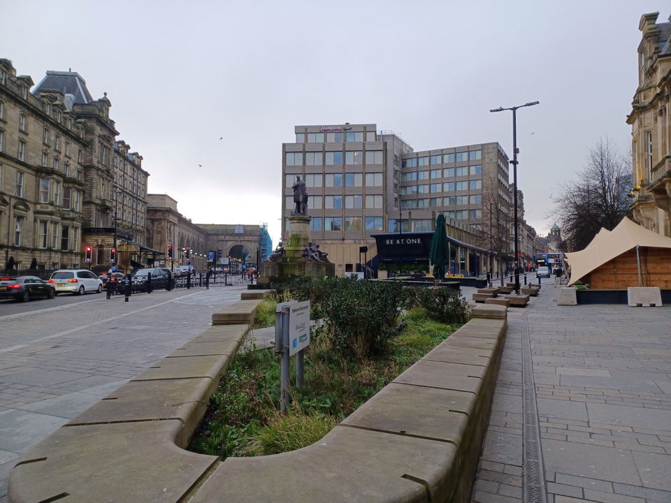 George Stephenson Monument In Newcastle City Centre - Fabulous North