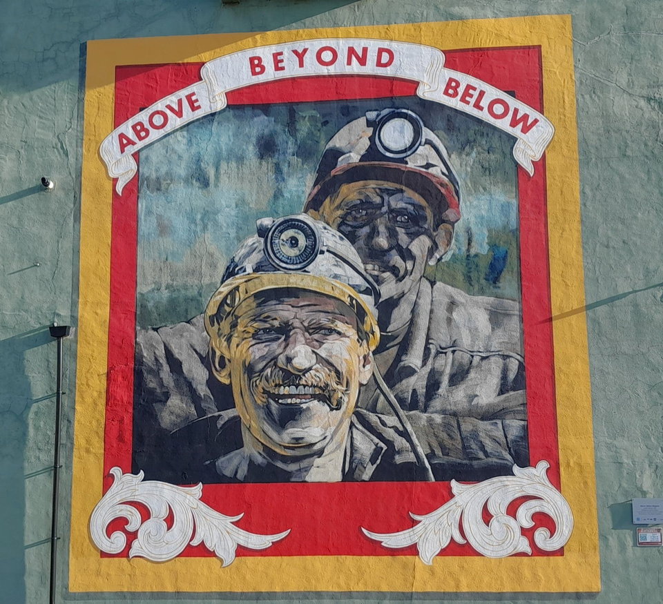 Above Beyond Below Mural In Seaham - Fabulous North