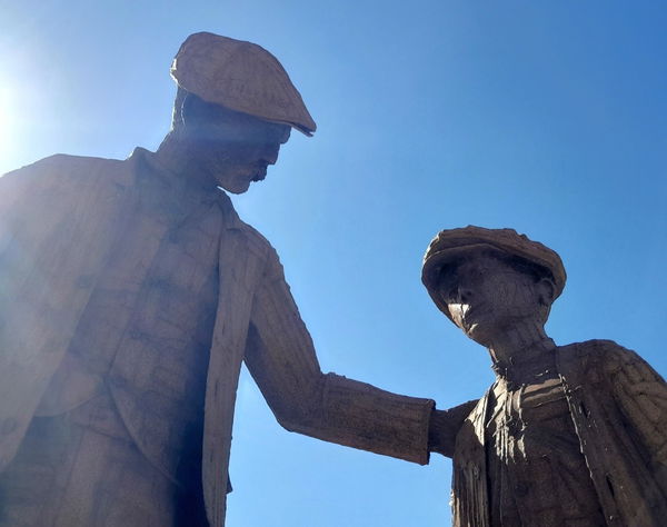 Da Said “Men Don’t Cry” Statue In Houghton-le-Spring - Fabulous North