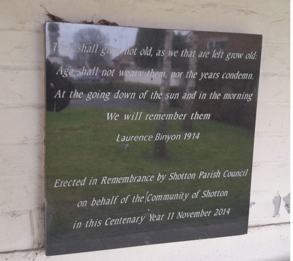 Shotton Colliery War Memorial In Shotton - Fabulous North