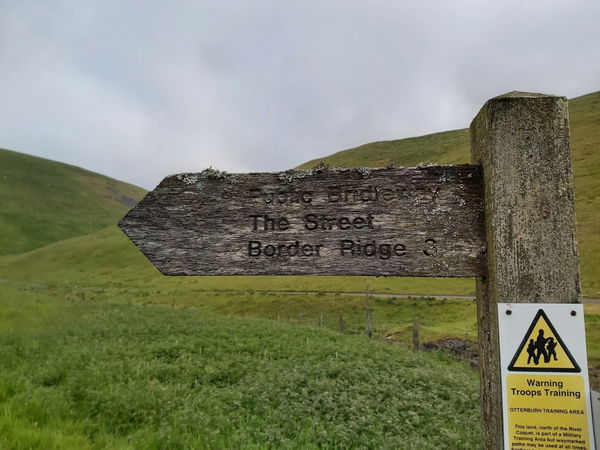 Walk Up Yearning Law, Border Ridge To Windy Gyle In The Cheviots ...