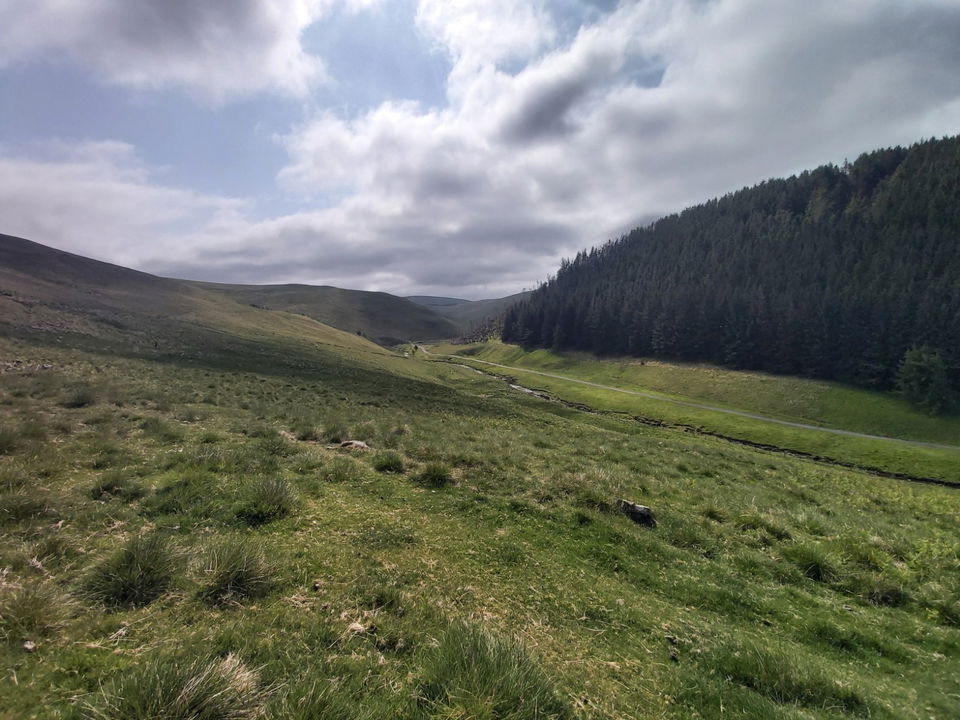 Walk Up Yearning Law, Border Ridge To Windy Gyle In The Cheviots ...