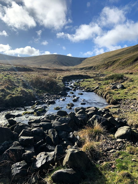 Walk To Auchope Cairn And Cheviot Summit From Mounthooly - Fabulous North