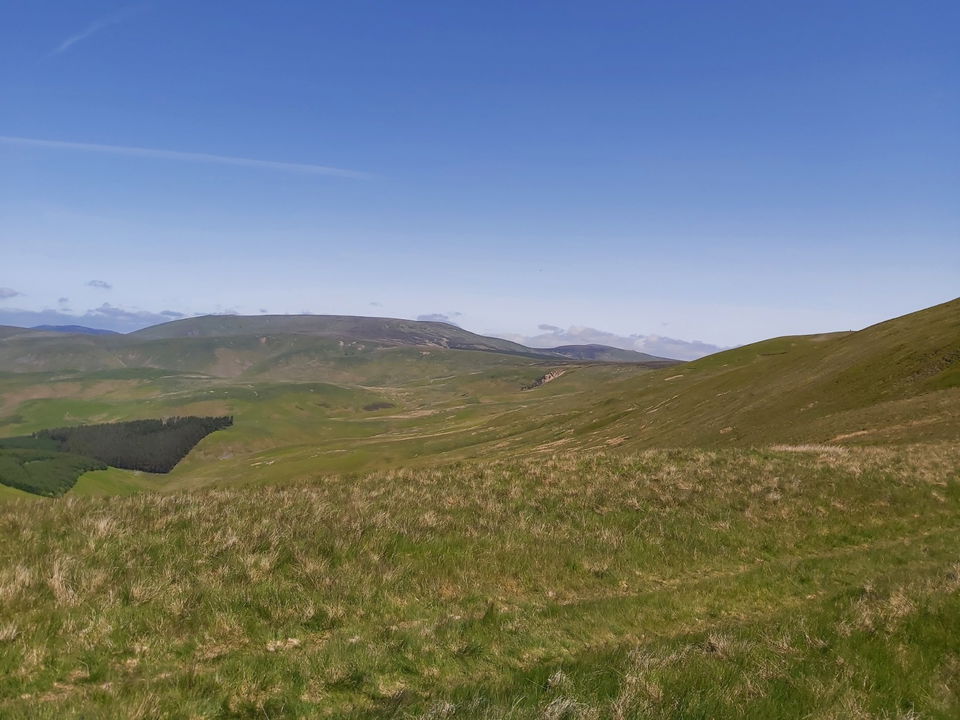 Walk Up Yearning Law, Border Ridge To Windy Gyle In The Cheviots ...