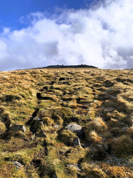 Walk To Auchope Cairn And Cheviot Summit From Mounthooly - Fabulous North