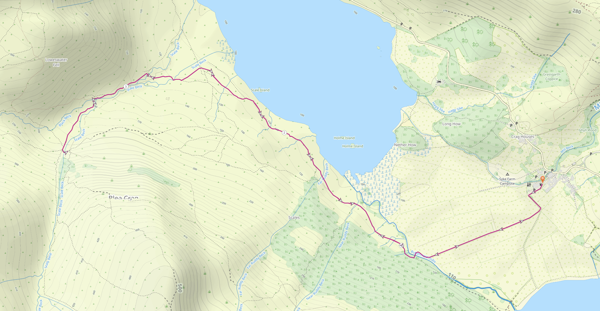 Scale Force from Buttermere In Buttermere - Fabulous North