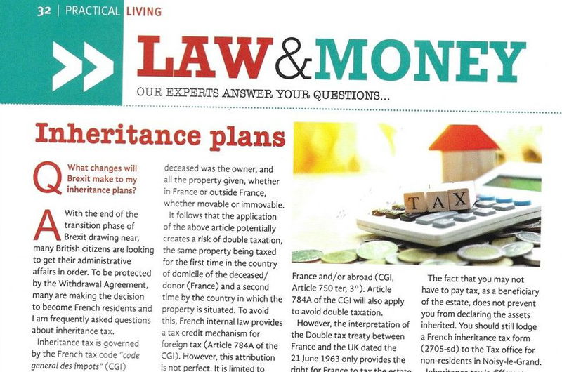 Inheritance Plans - French Tax Law