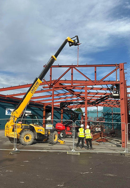 Steel Framed Buildings & Structures | J Dalby & Son North Tyneside