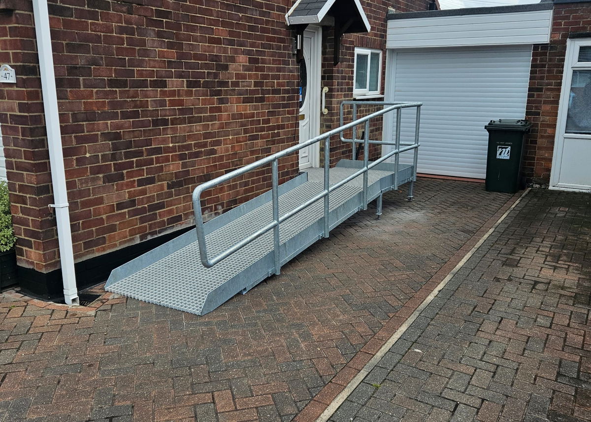 Design, fabrication and installation of an access ramp - NE Fabrication