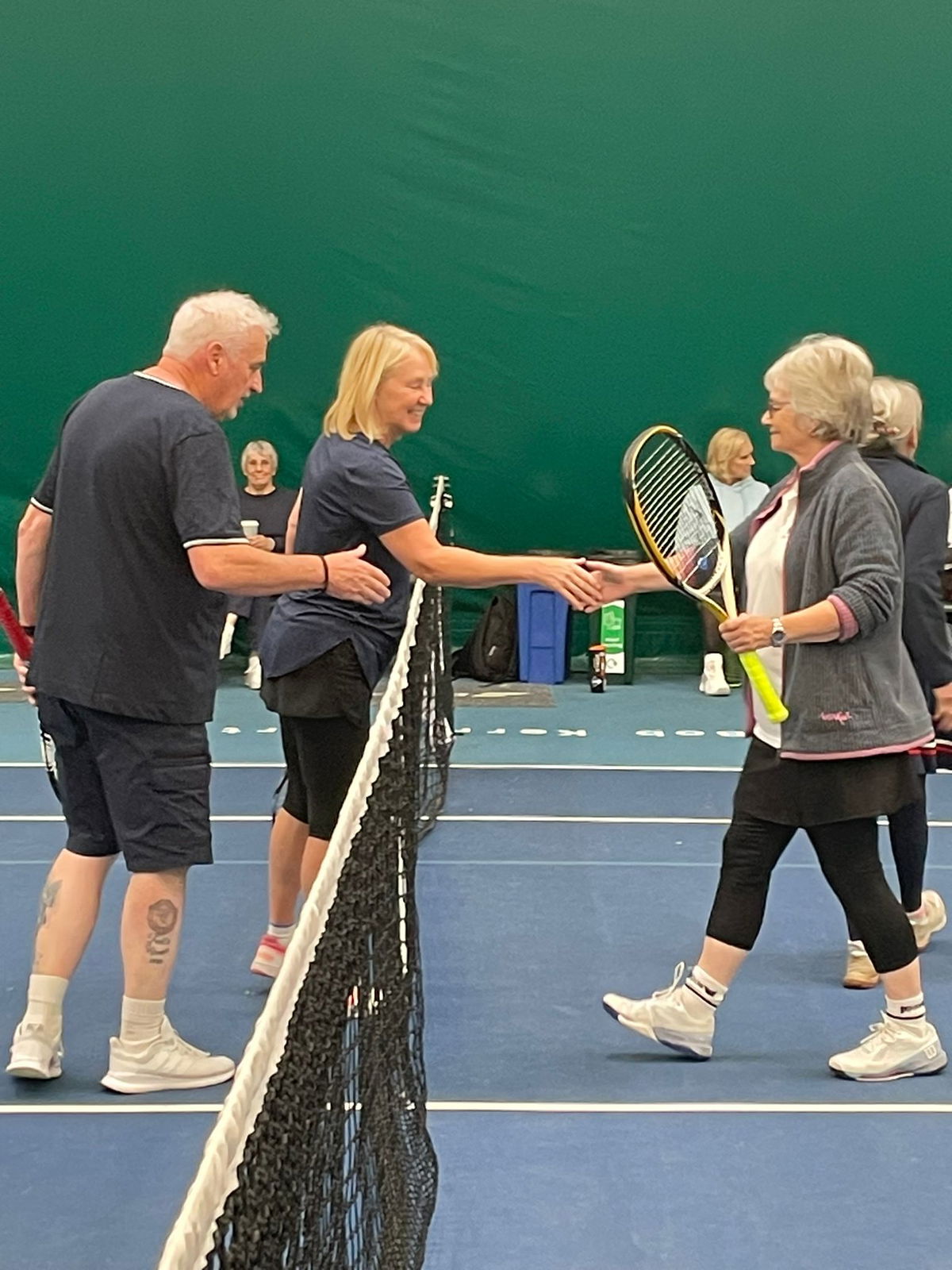 Shropshire county team plays first walking tennis representative ...