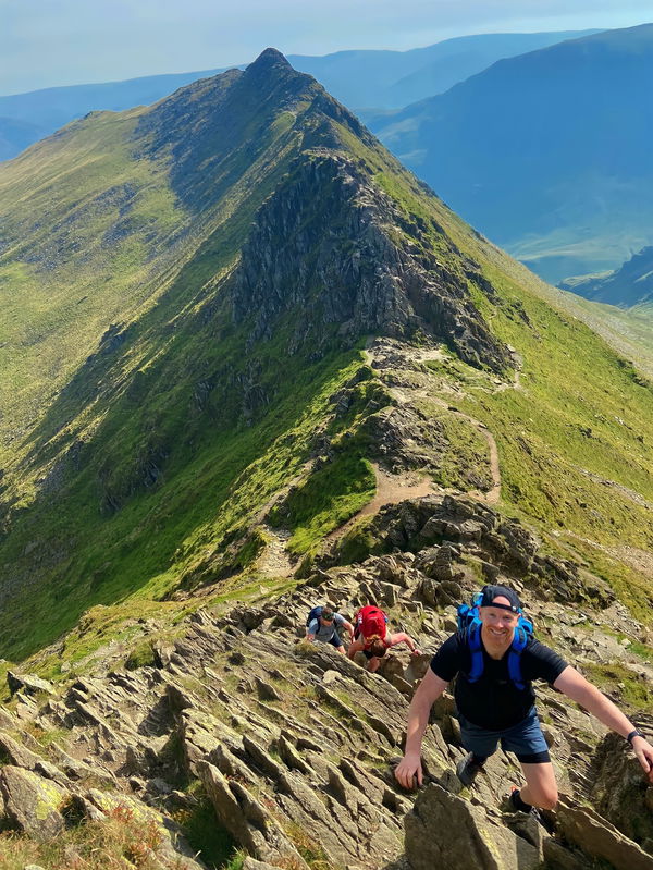 Helvellyn Via Striding Edge - Trekking Tom