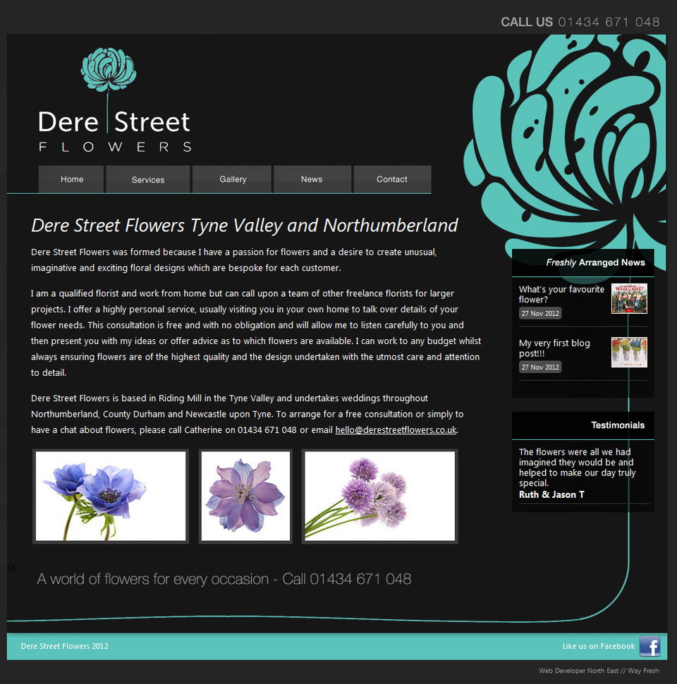 Dere Street Flowers - wayfresh
