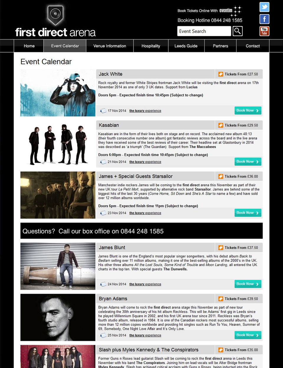 firstdirect Arena - wayfresh