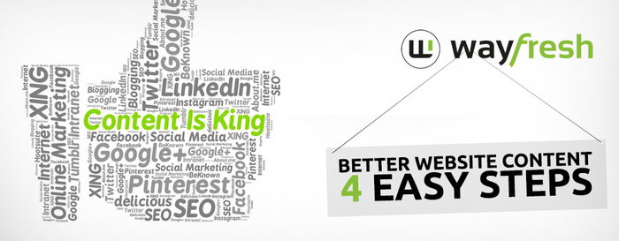 How To Write Better Website Content: 4 Easy Steps - wayfresh