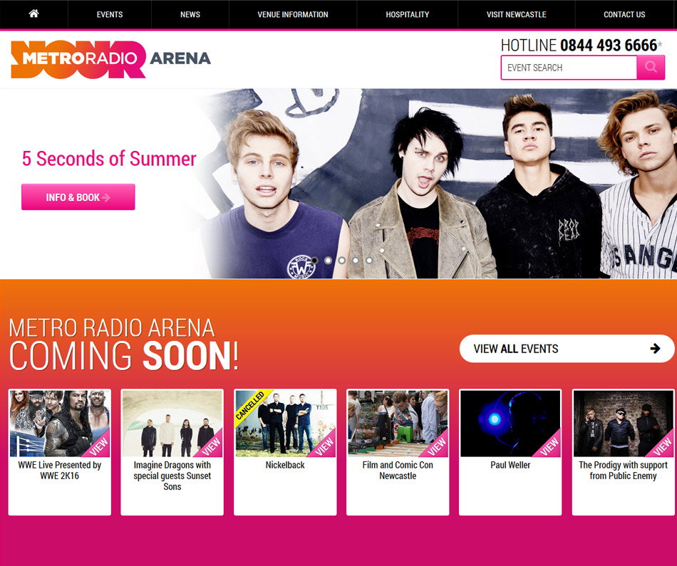 Metro Radio Arena - wayfresh