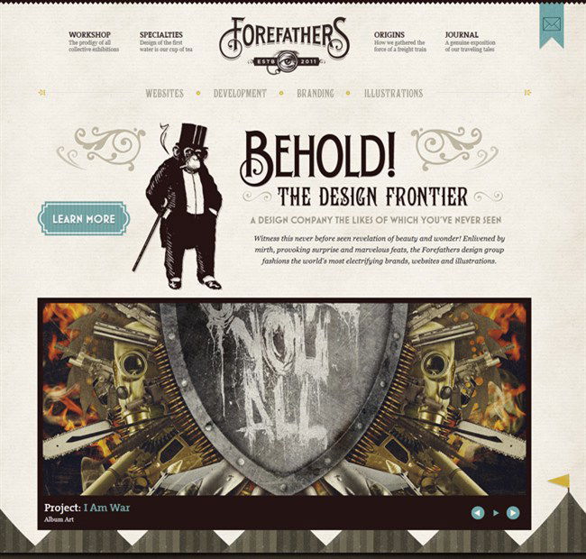 Retro style websites - wayfresh